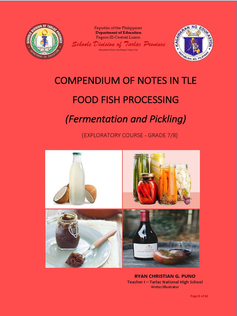 Food Processing Fermentation and Pickling Module 4 | PDF | Pickling ...