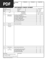 02.QC .Prosedur Incoming Quality Control DYA-MM-QC-002 | PDF
