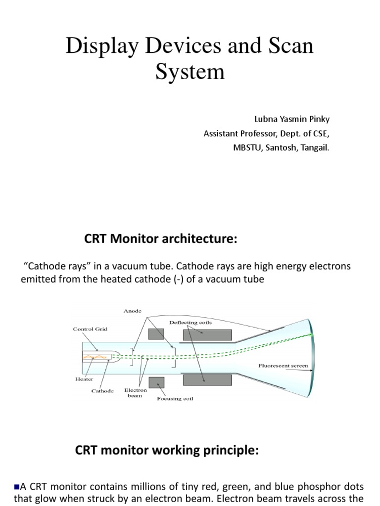 CRT vs. LCD: Display Technologies | PDF | Computer Monitor | Liquid ...