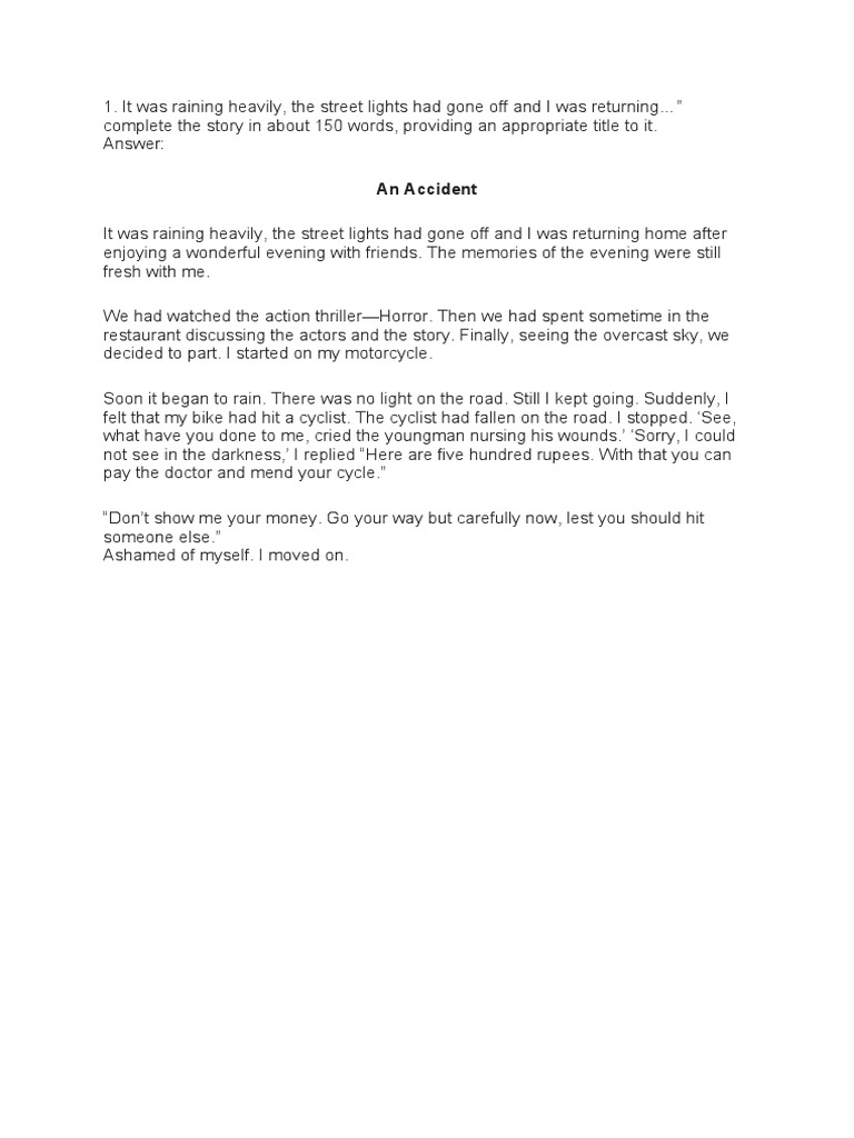 Sample Story | PDF | Mystery, Thriller & Crime Fiction