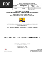Rencana Mutu Pekerjaan Konstruksi | PDF