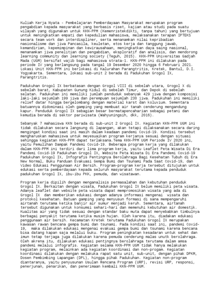 Contoh LPK | PDF