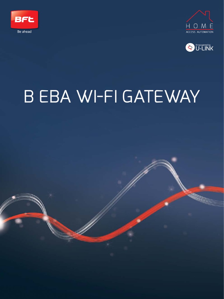 Fisa Tehnica Modul Telecomanda Smart WIFI BFT B-EBA | Download Free PDF | Wi Fi | Mobile App