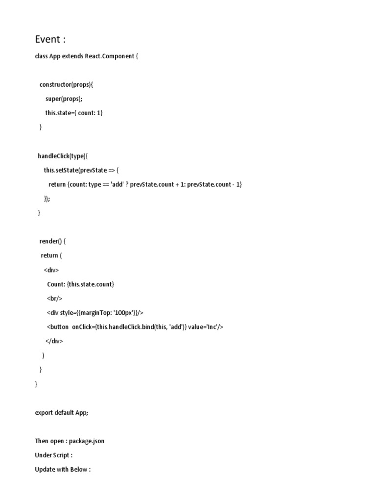 ReactJs HandsOn | PDF | Computing Platforms | Computer Programming ReactJs HandsOn | PDF | Computing Platforms | Computer Programming