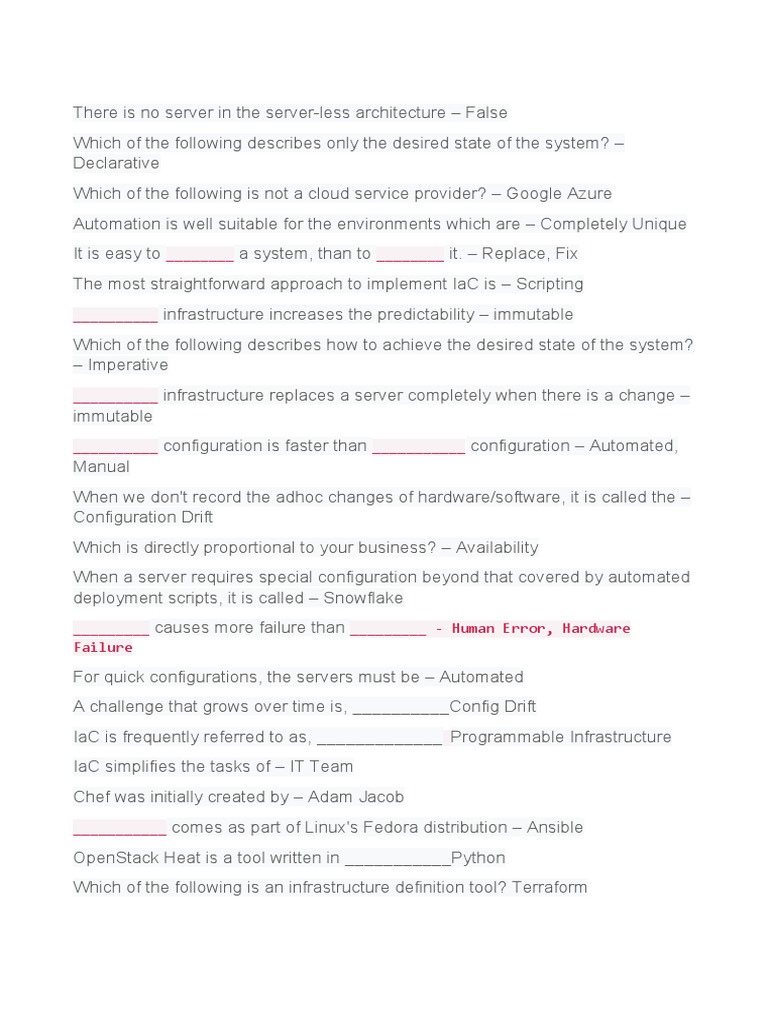 IaC Dump | PDF | System Software | Computer Architecture