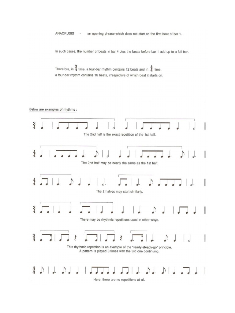 11 - Four-Bar Rhythm | PDF