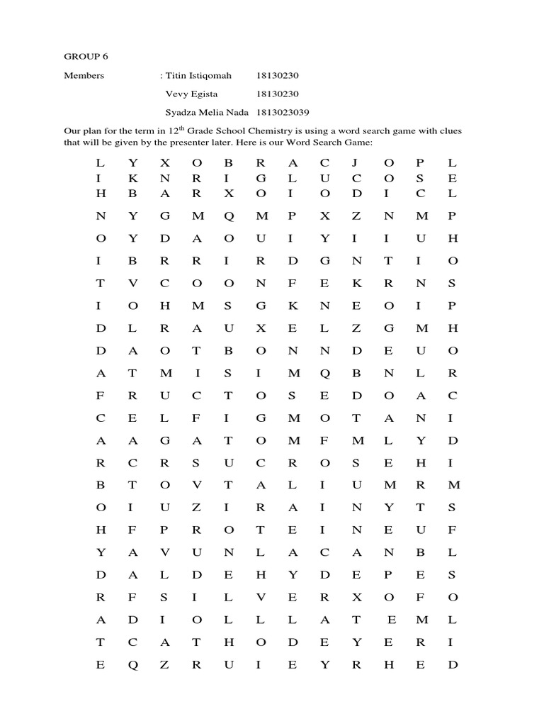Group 6 - Bip - A Kosong | PDF | Chemical Compounds | Chemical Bond
