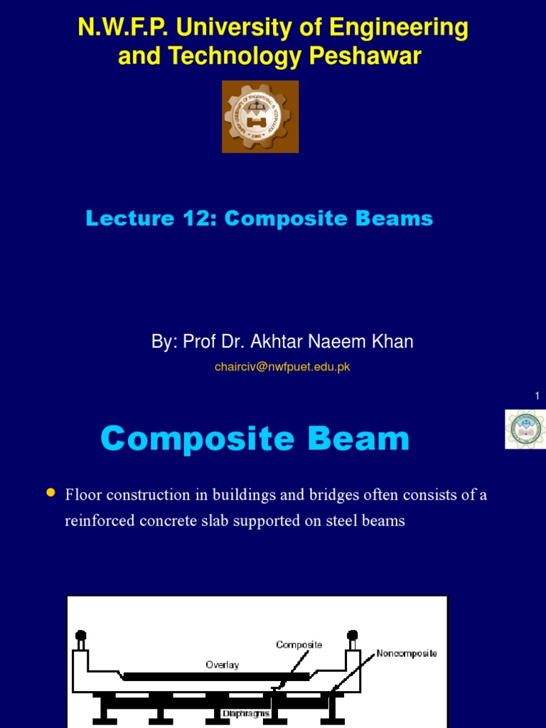 N.W.F.P. University of Engineering and Technology Peshawar: Lecture 12 ...