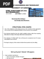 C & MC Shapes | PDF | Beam (Structure) | Mechanics