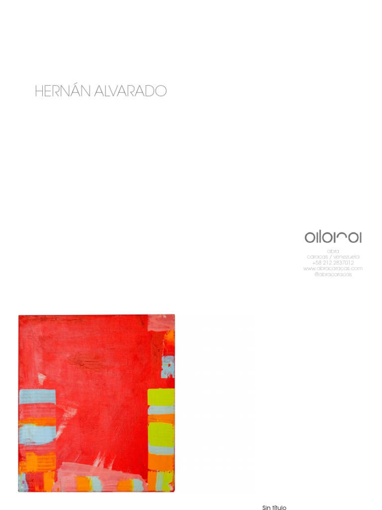 Hernan-Alvarado Dossier Abra | PDF | Hogar y jardín | Arte