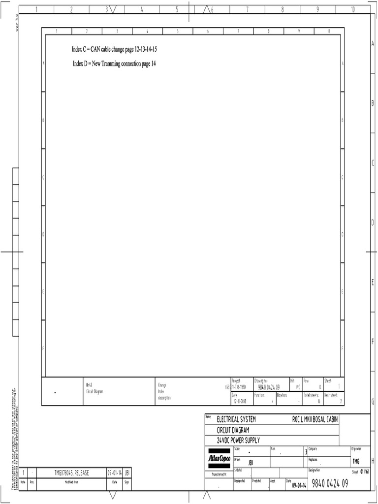 9840 0424 09 Electrical Diagram Cabin | PDF