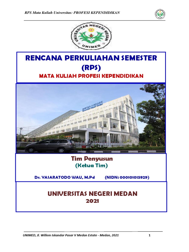 RPS Profesi Kependidikan'21 | PDF | Seni