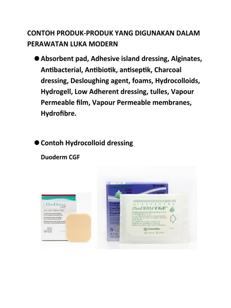Contoh Produk Modern Dressing | PDF