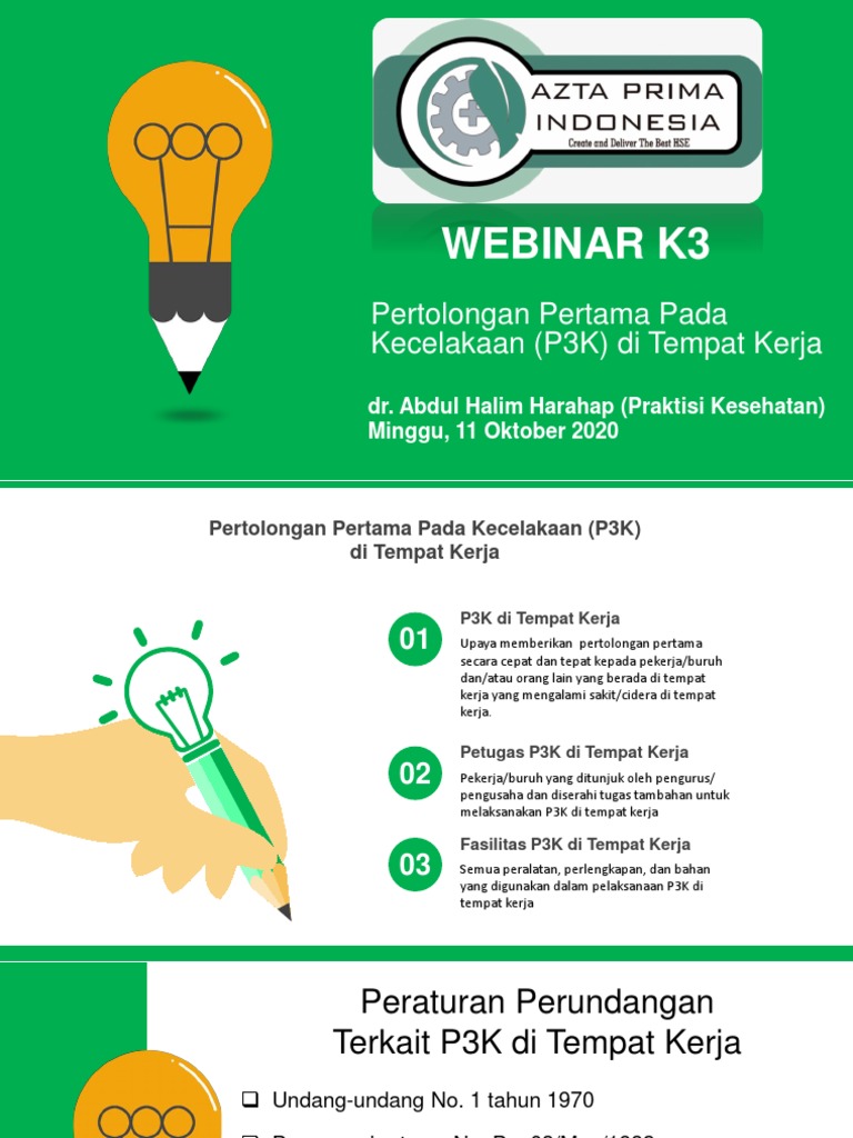 Webinar Bincang K3 P3K | PDF