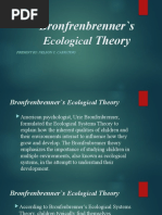 Bronfenbrenners Ecological Systems Theory | PDF | Psychology ...