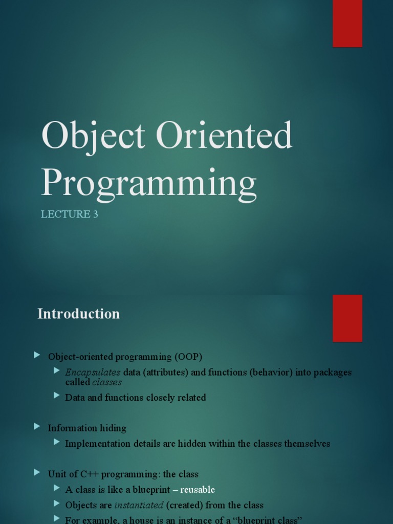 Constructors and Destructors Presentation | PDF | Constructor (Object Oriented Programming ...
