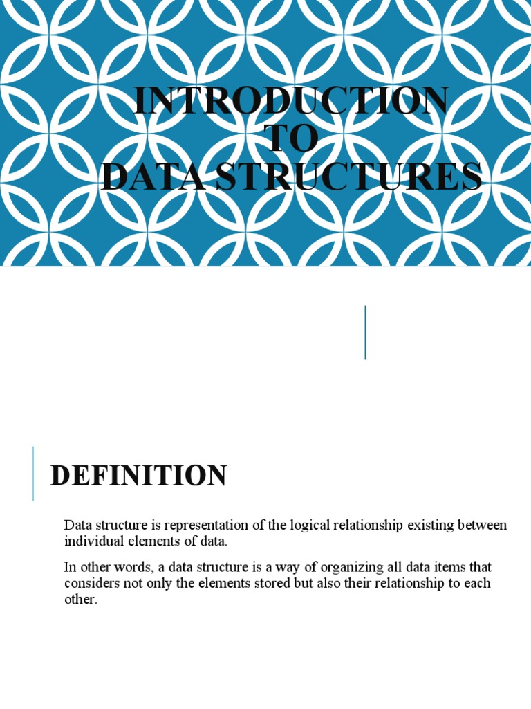 Introduction To Data Structures Pdf Array Data Structure Queue Abstract Data Type