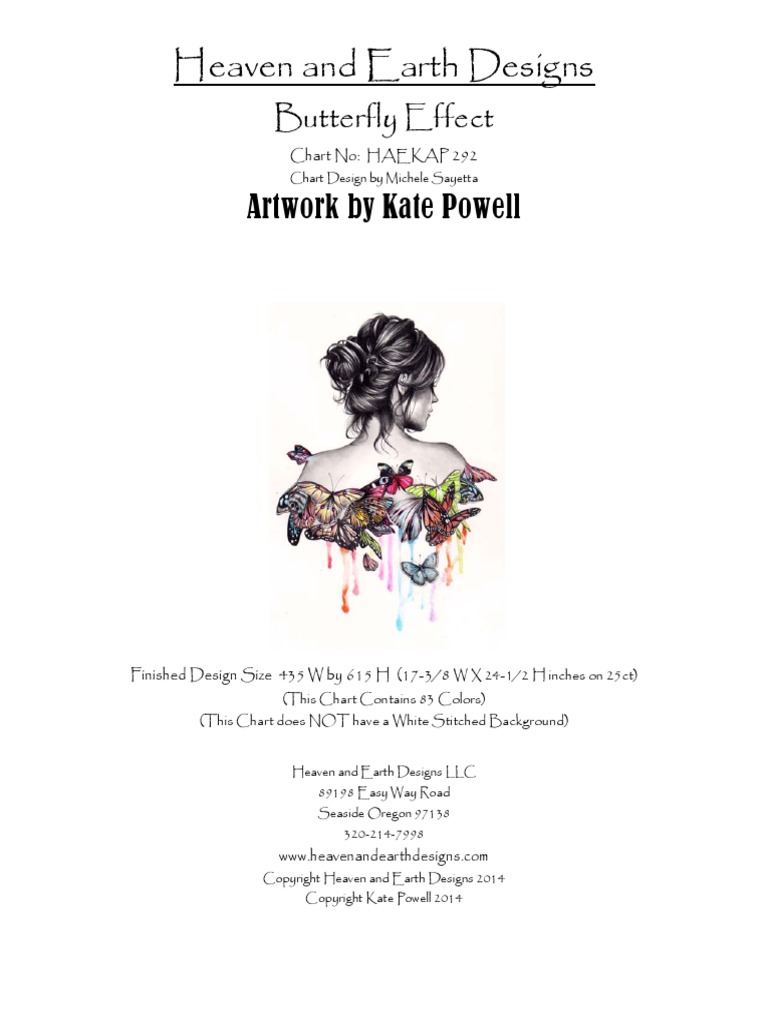 Butterfly-Effect - PDF Versión 1 | PDF | Textiles | Textile Arts