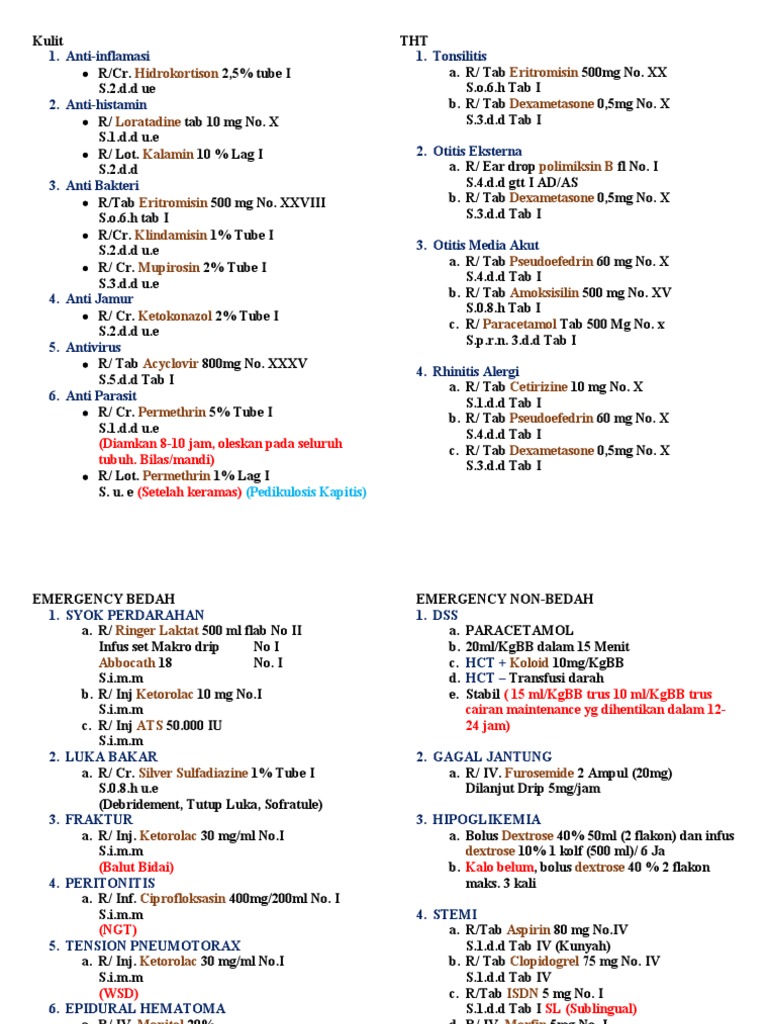 Penulisan Resep Yang Baik Dan Benar | PDF | Pharmaceutical Sciences ...