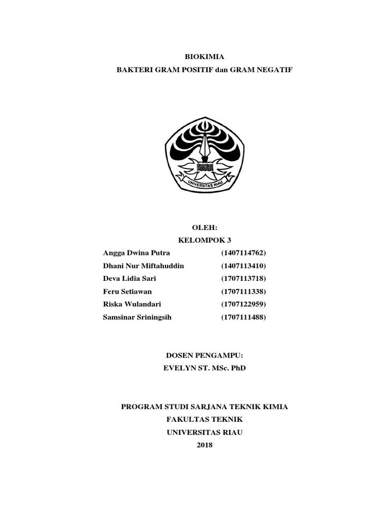 Bakteri Gram Positif Dan Negatif | PDF