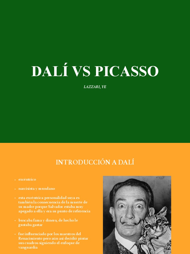 Dalí Vs Picasso | PDF | Pablo Picasso | Salvador Dalí