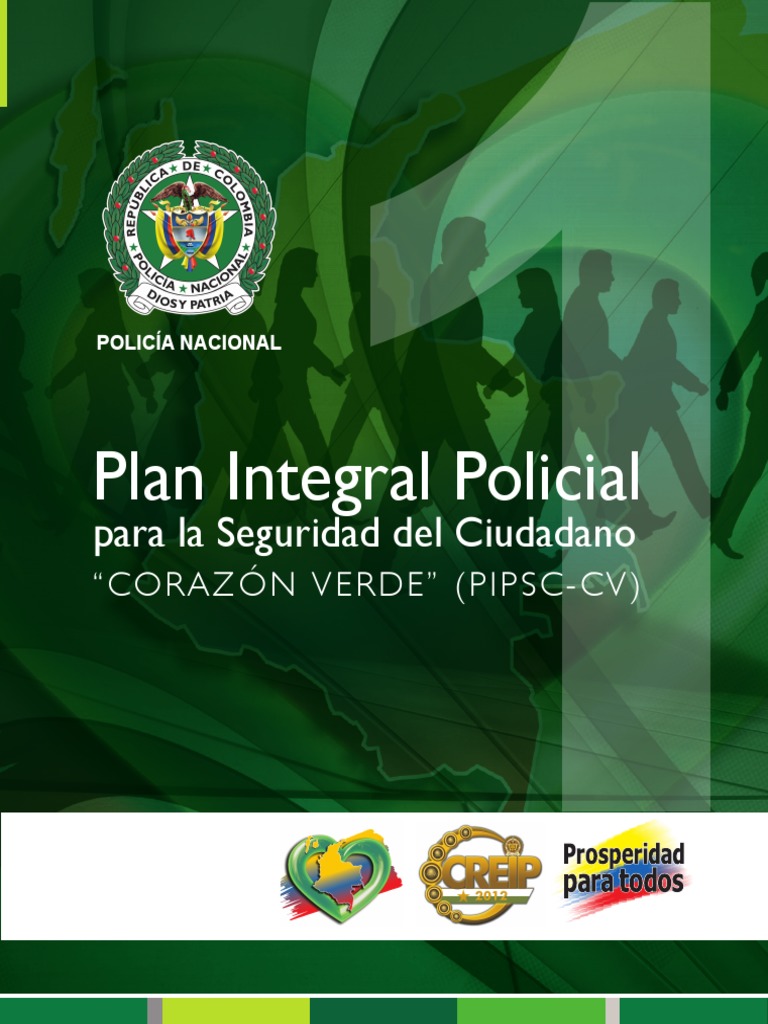 1 PIPSC - CV LIBRO 1. Plan Integral Policial para La Seguridad Del ...