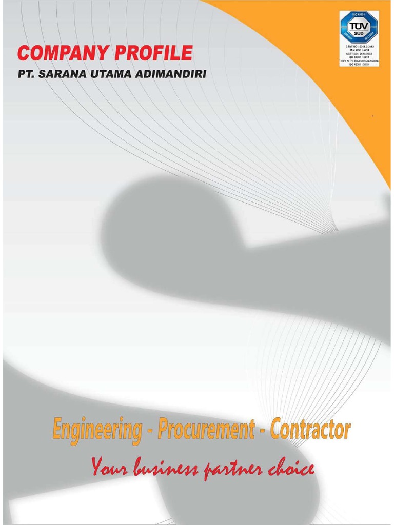 Company Profile PT. SUA 112020 - Compressed 1 | PDF | Jakarta | Industries