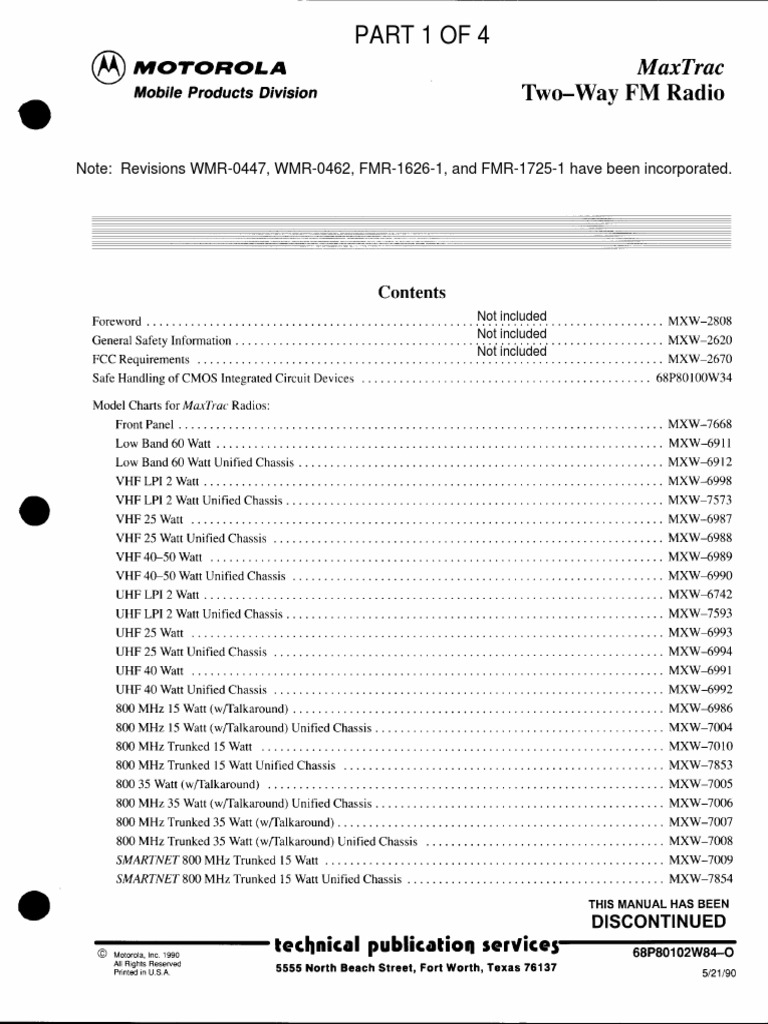 Maxtrac Manual | PDF