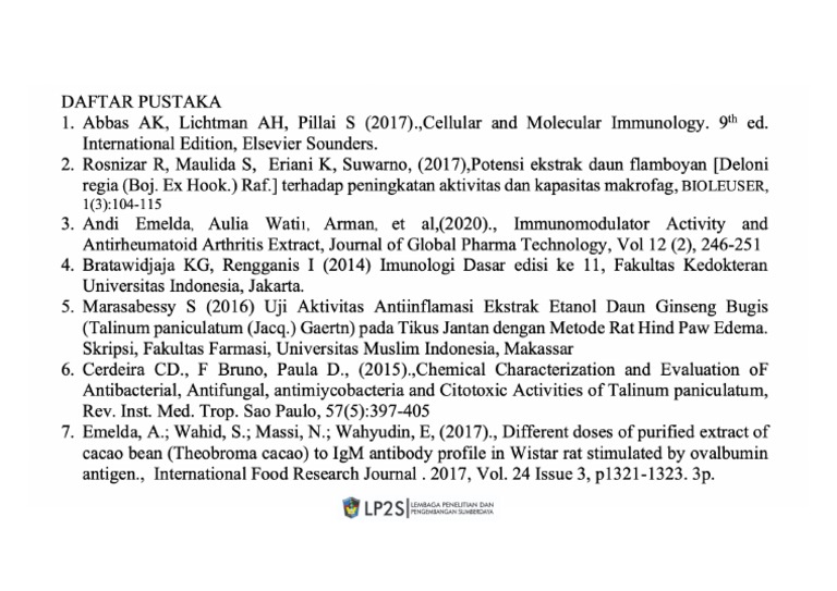 Contoh Daftar Pustaka | PDF