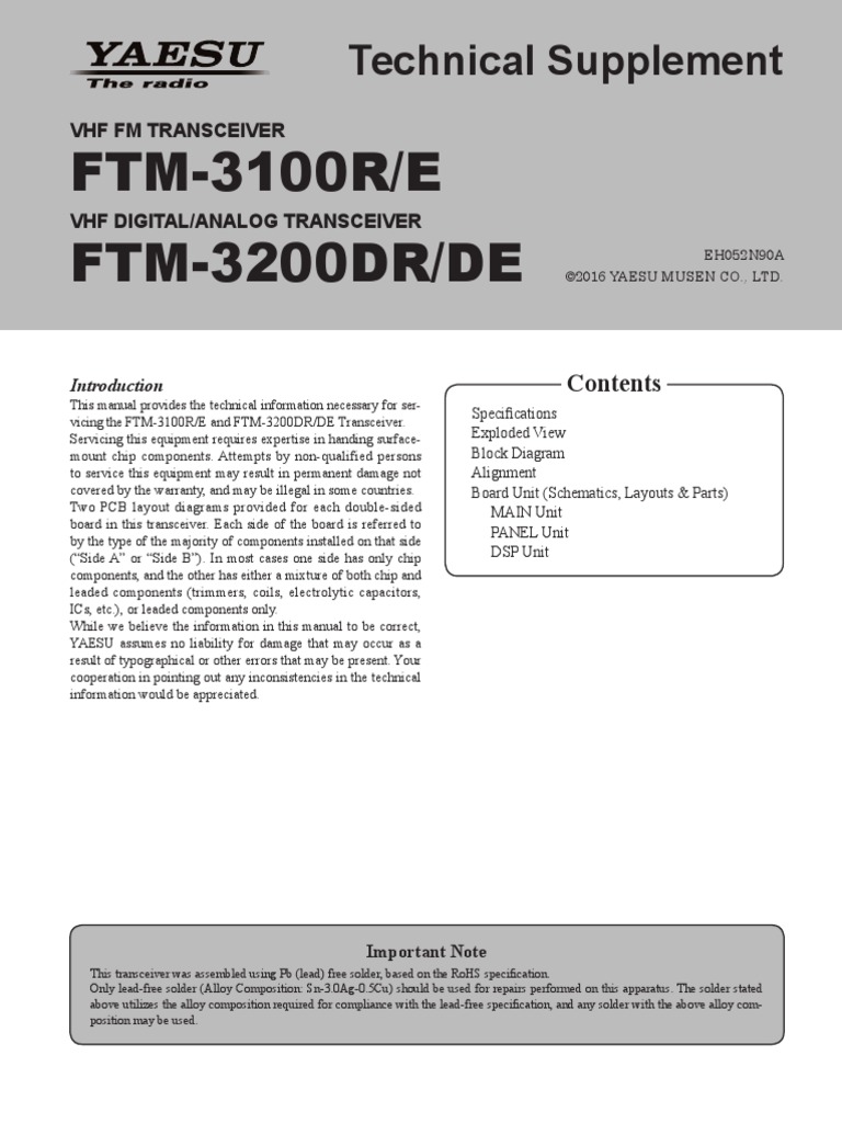 FTM 3100 - FTM3200 Service Manual | PDF | Telecommunications ...