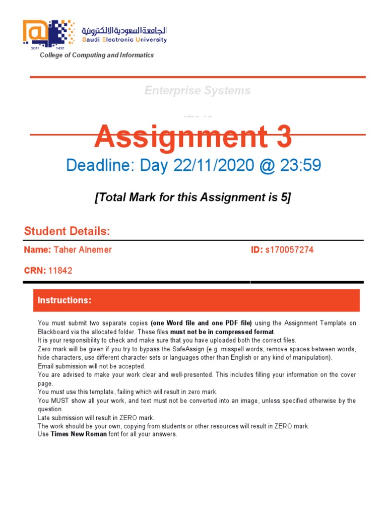 IT342 - Assignment 3 - Questions | PDF | Computer File | Sales