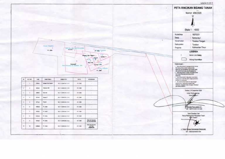 BPN - Peta Bidang Tanah | PDF