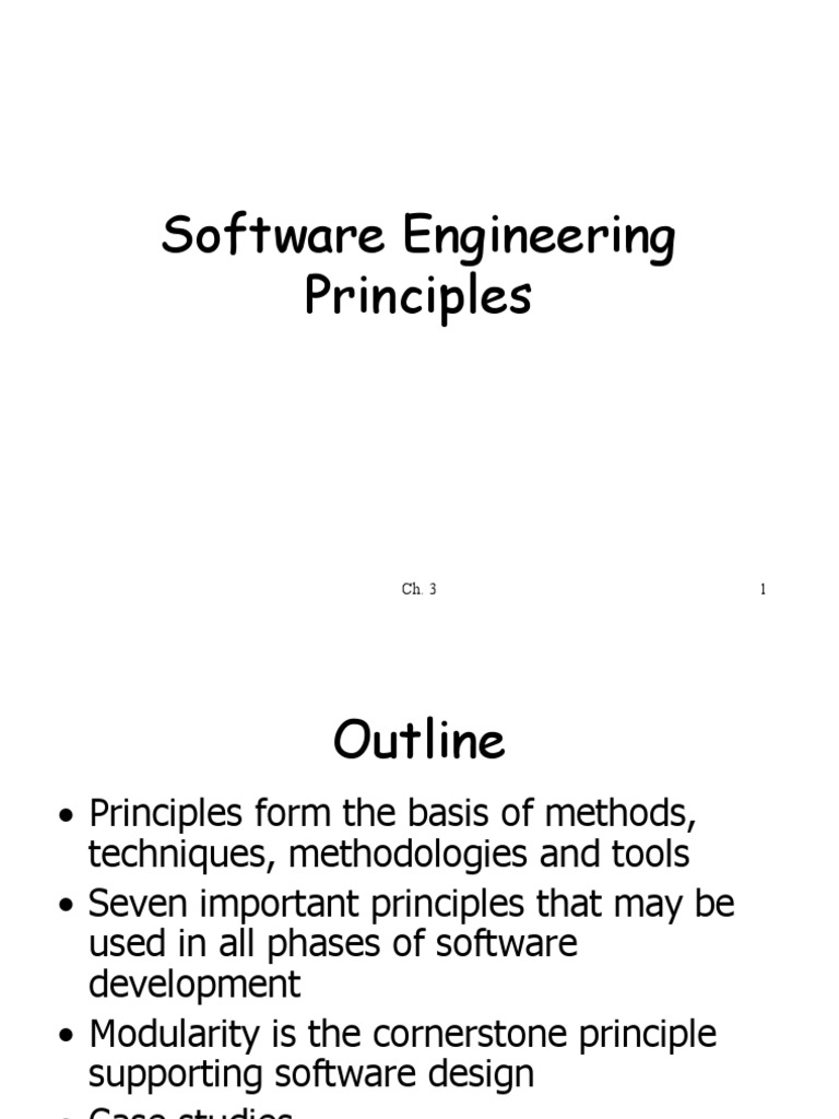 Software Engineering Principles | PDF | Compiler | Parsing