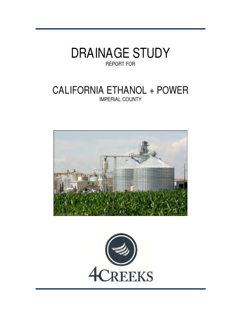 40appi Drainage Study Report | PDF | Flood | Stormwater