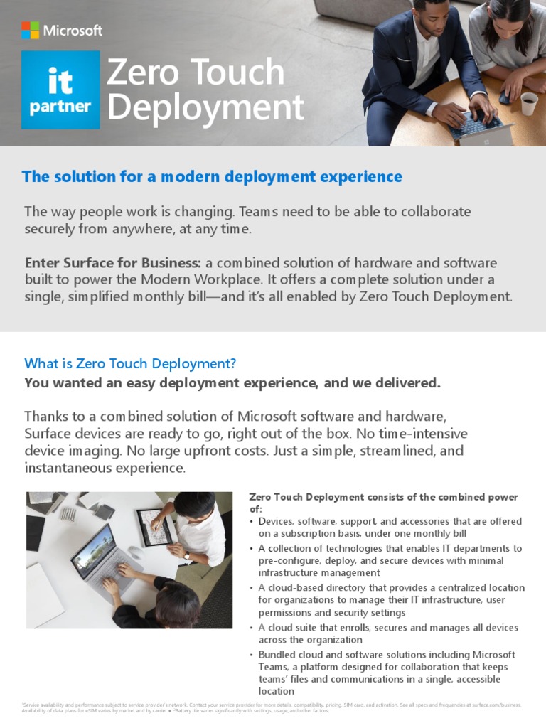 Zero Touch Deployment: The Solution For A Modern Deployment Experience ...