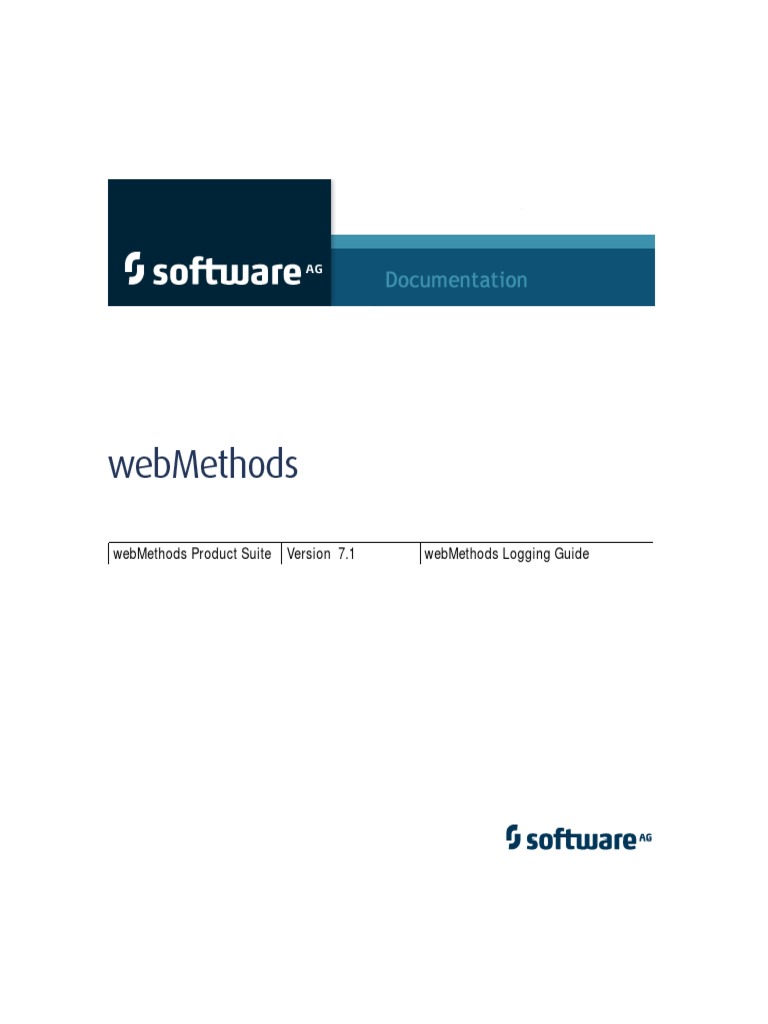 WebMethods Logging Guide 7.1 - Software AG Documentation | PDF ...