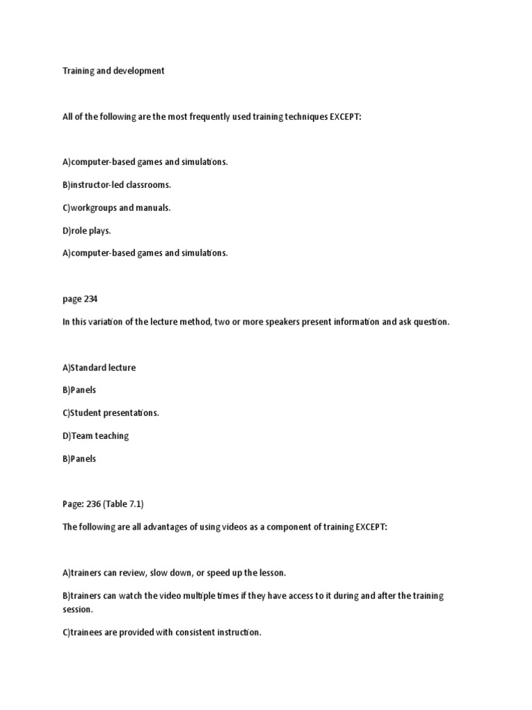 Traditional Training Methods - WPS Office | PDF | Simulation | Learning