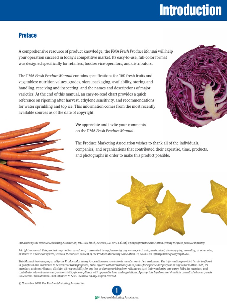Fresh Produce Manual | PDF | Nutrition Facts Label | Apple
