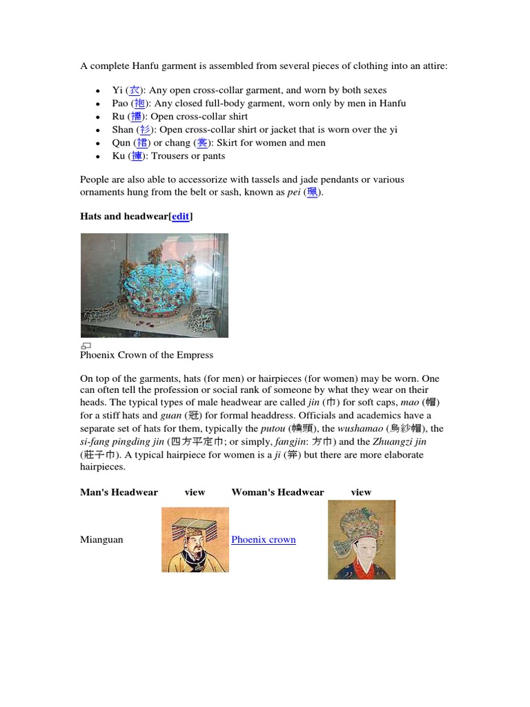 Traditional Chinese Clothing | PDF | Human Appearance | Softlines (Retail)