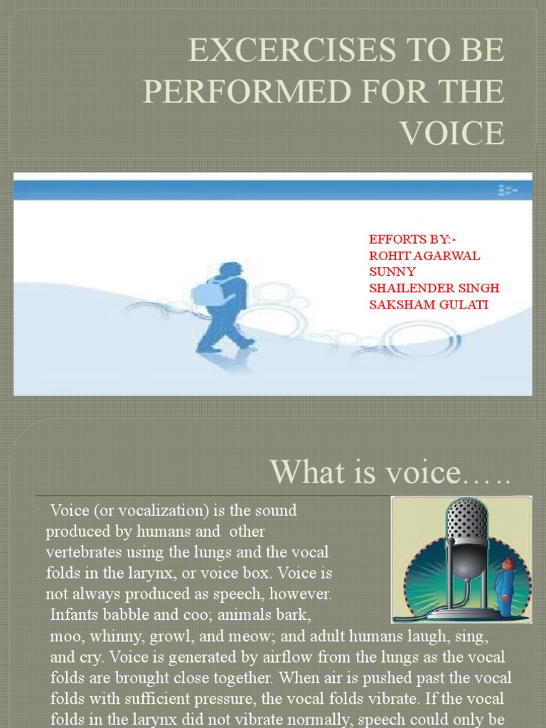 Epps Presentation | PDF | Larynx | Human Voice