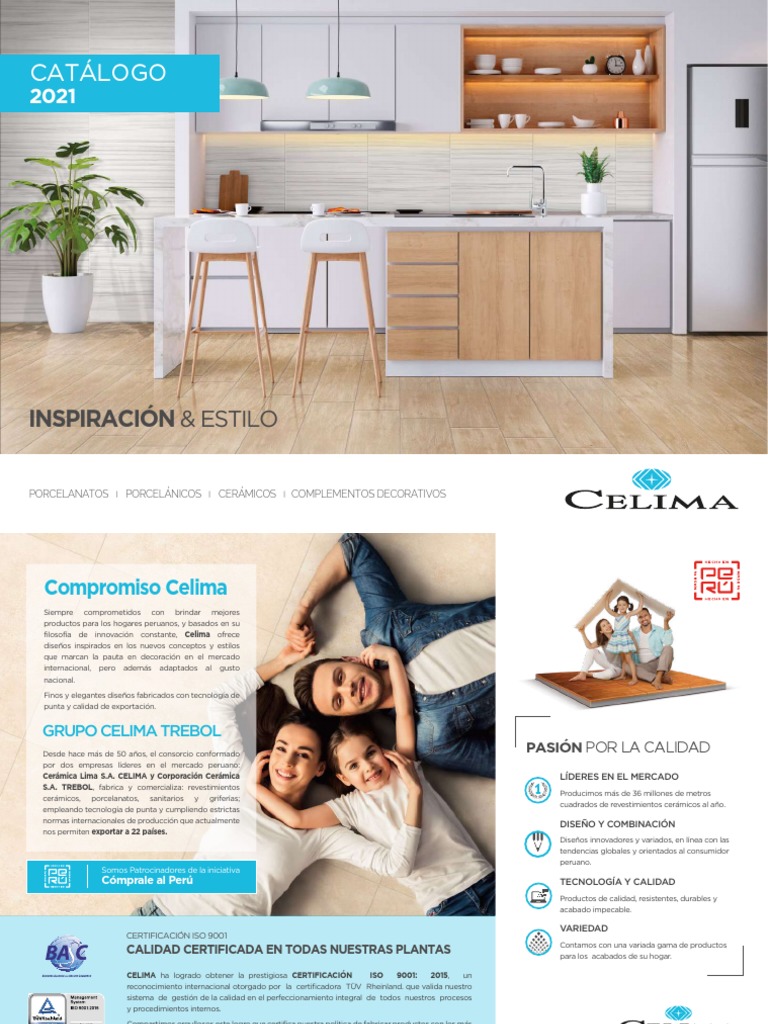 Catalogo Celima PDF | PDF | Perú | Cerámica