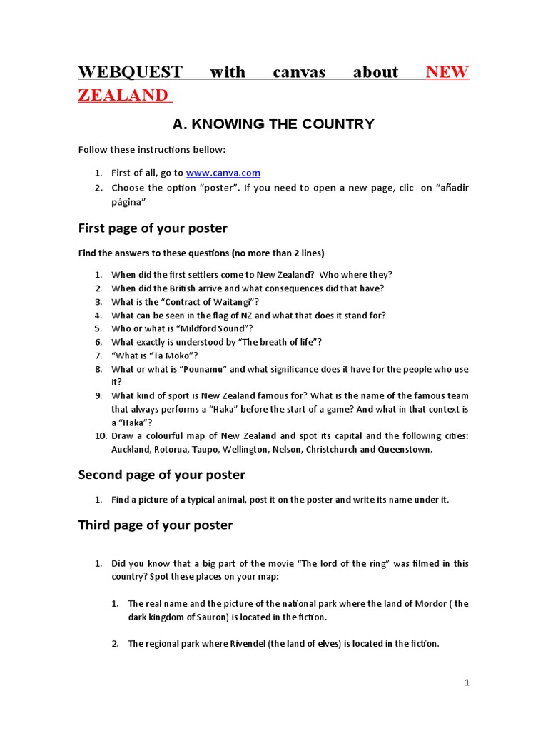 WEBQUEST in Canvas | PDF | Athletic Sports | Sports Rules And Regulations