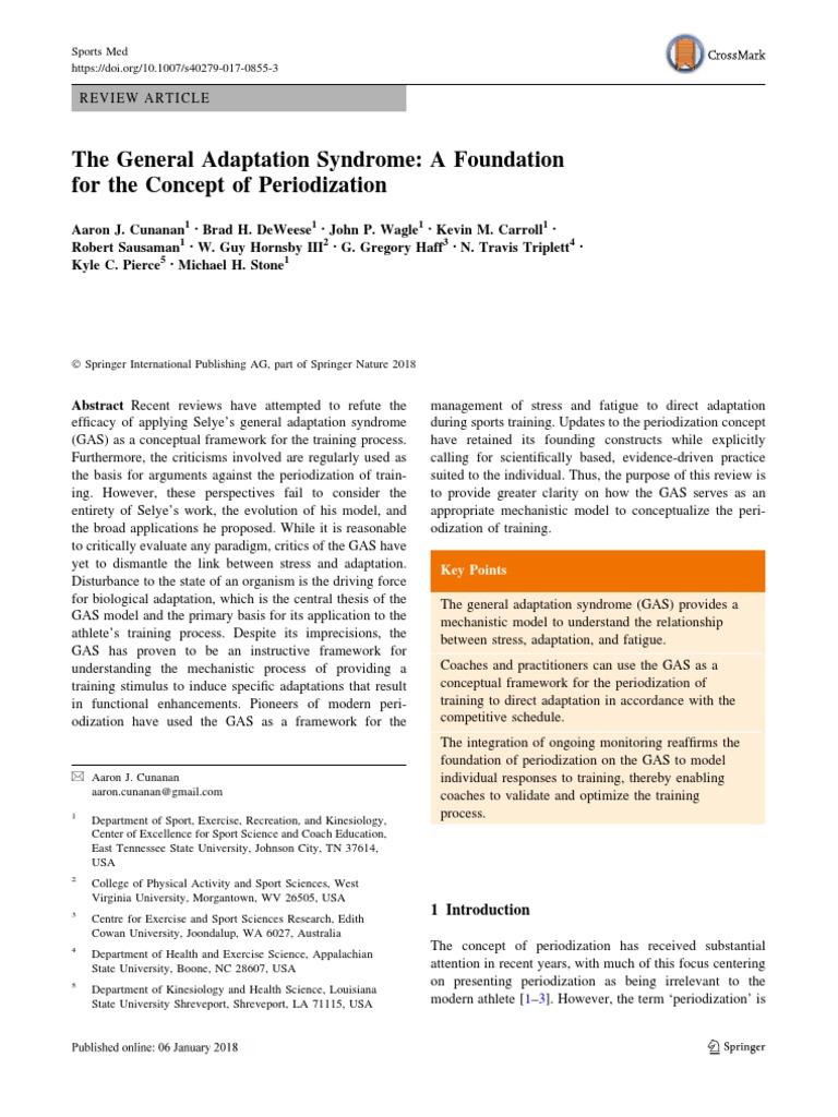 The General Adaptation Syndrome | PDF