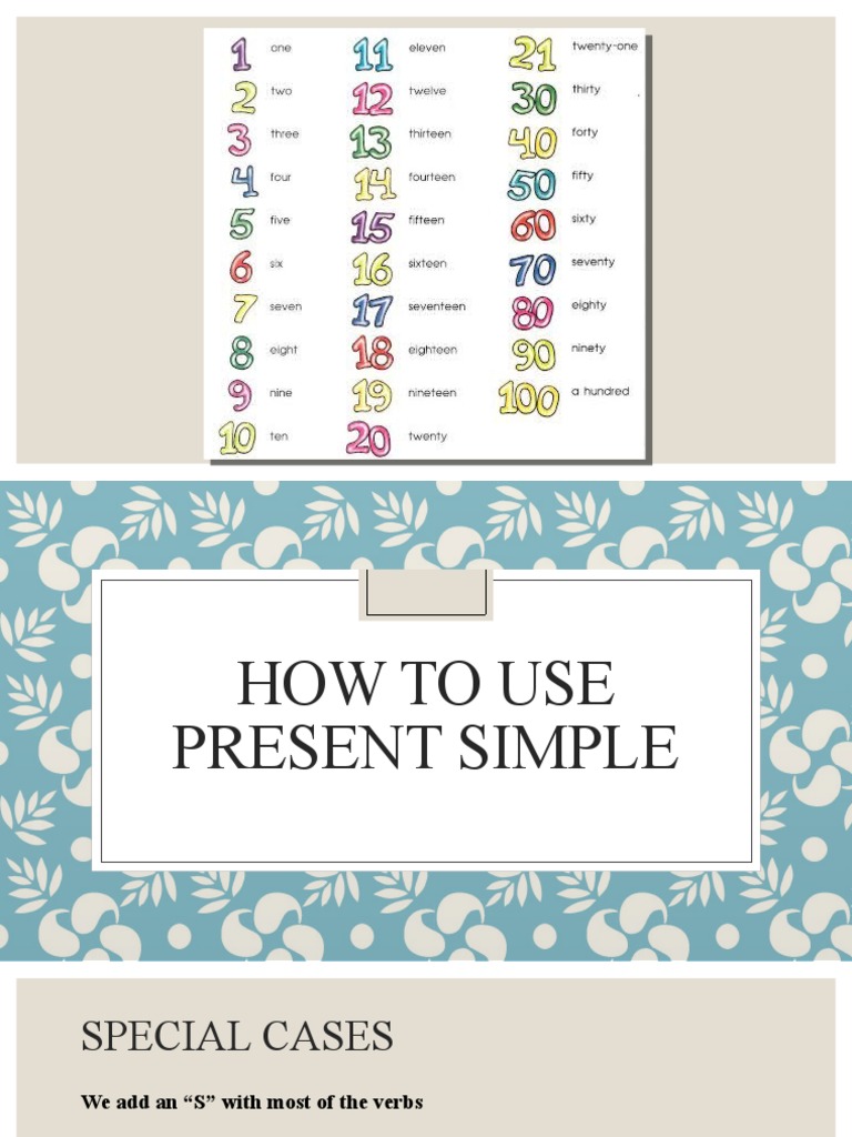 How To Use Present Simple | PDF | Language Arts & Discipline | Art