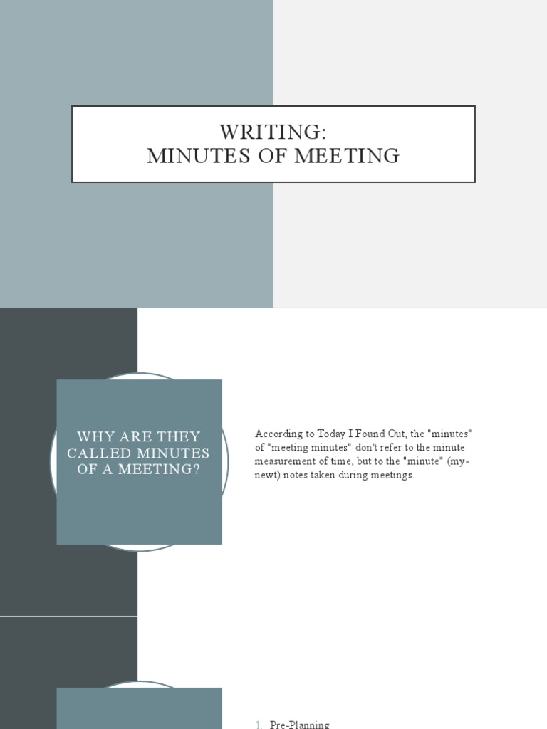 Meeting Minutes Email Guidelines | PDF | Agenda (Meeting) | Business