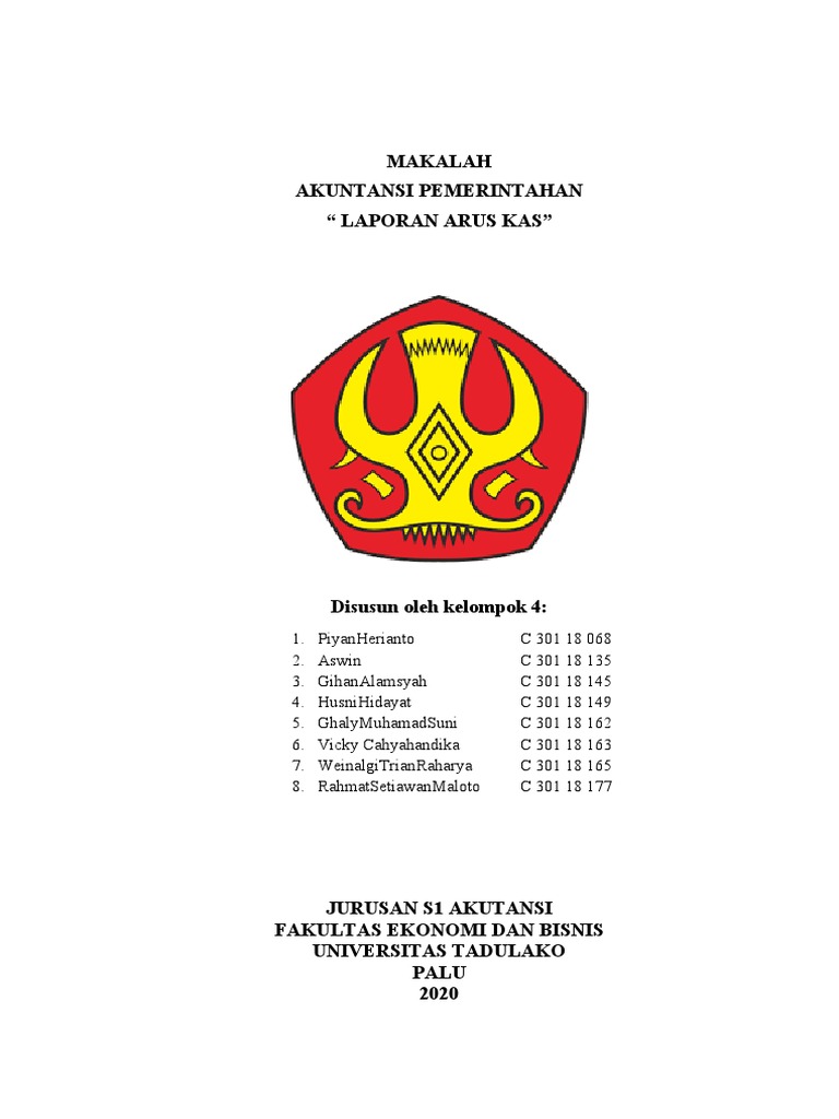 Makalah Kelompok 4 Ak. Pemerintahan Laporan Arus Kas | PDF
