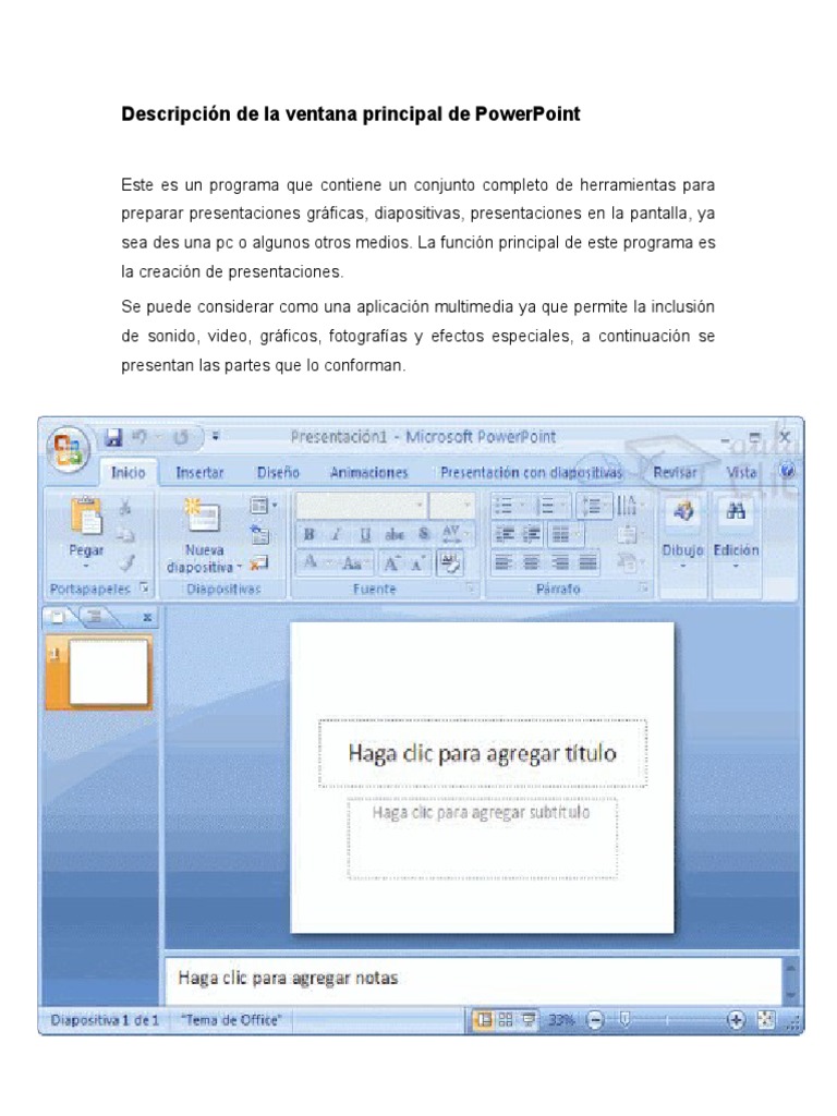 La ventana principal de PowerPoint: una introducción completa a sus ...