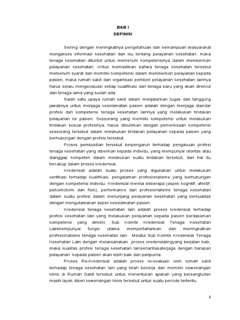 ISI Panduan Kredensial | PDF