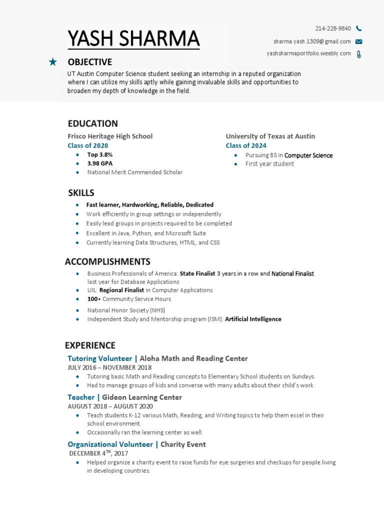 Updated Resume | PDF