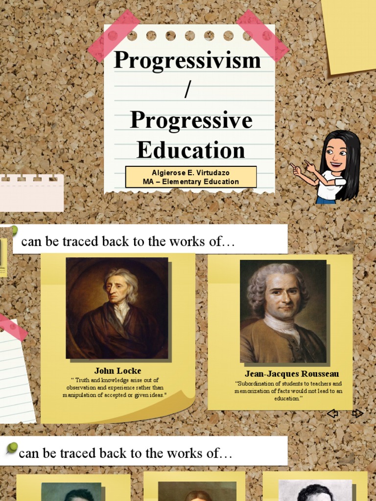 Progressivism / Progressive Education: Algierose E. Virtudazo MA - Elementary Education | PDF ...